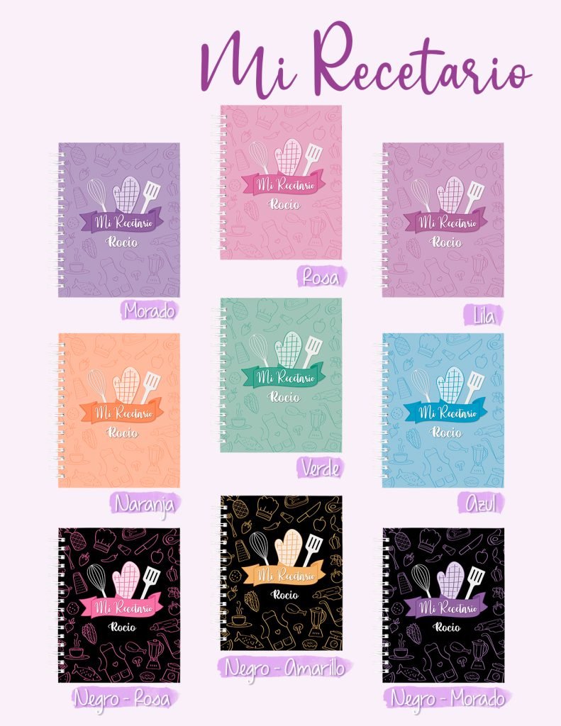 Recetario | Modelo Mi Recetario – Ney books